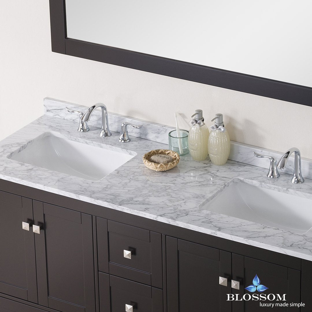 Dubai 60" Double Vanity Set with Mirror – KITCHEN CONCEPTS USA INC.
